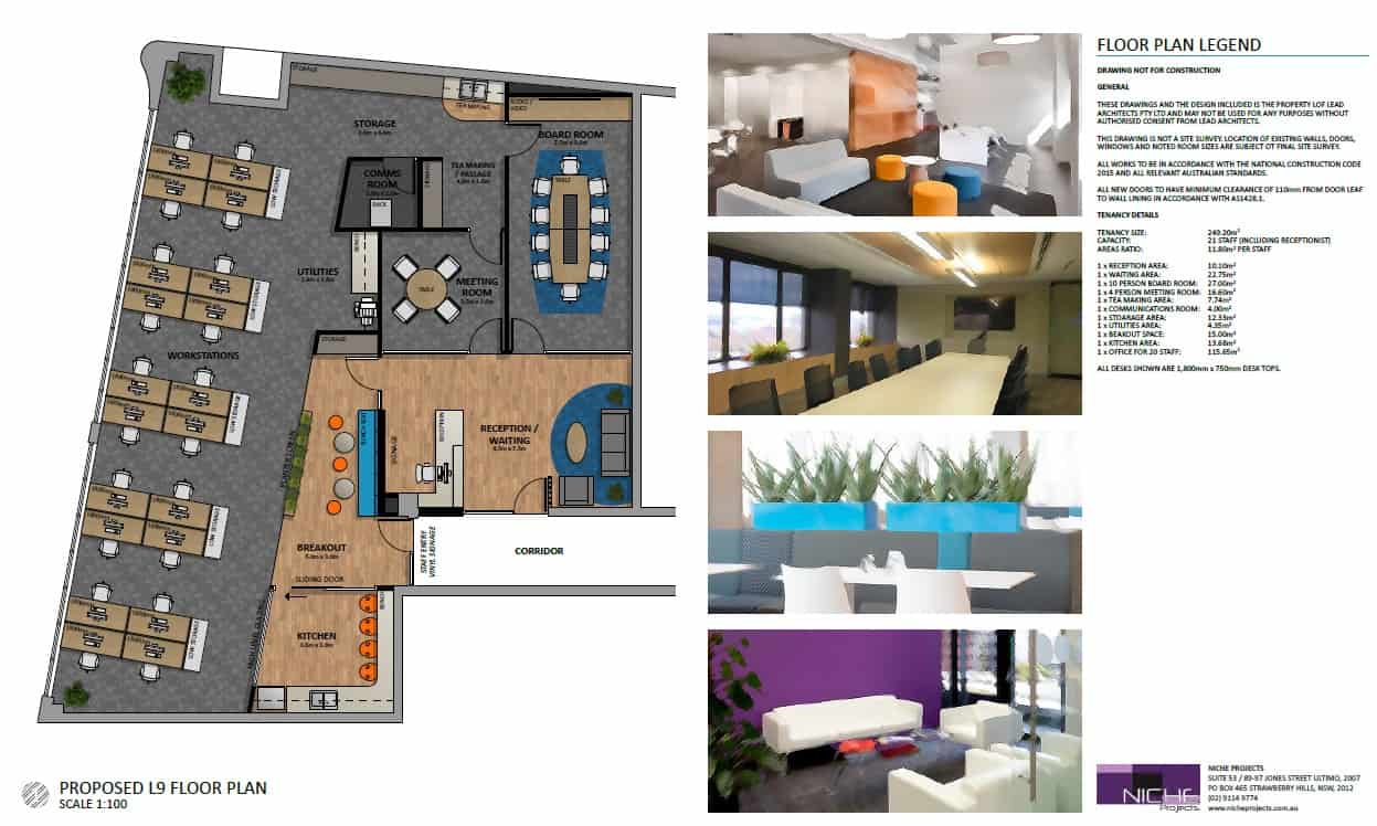 Free Office Space Plan